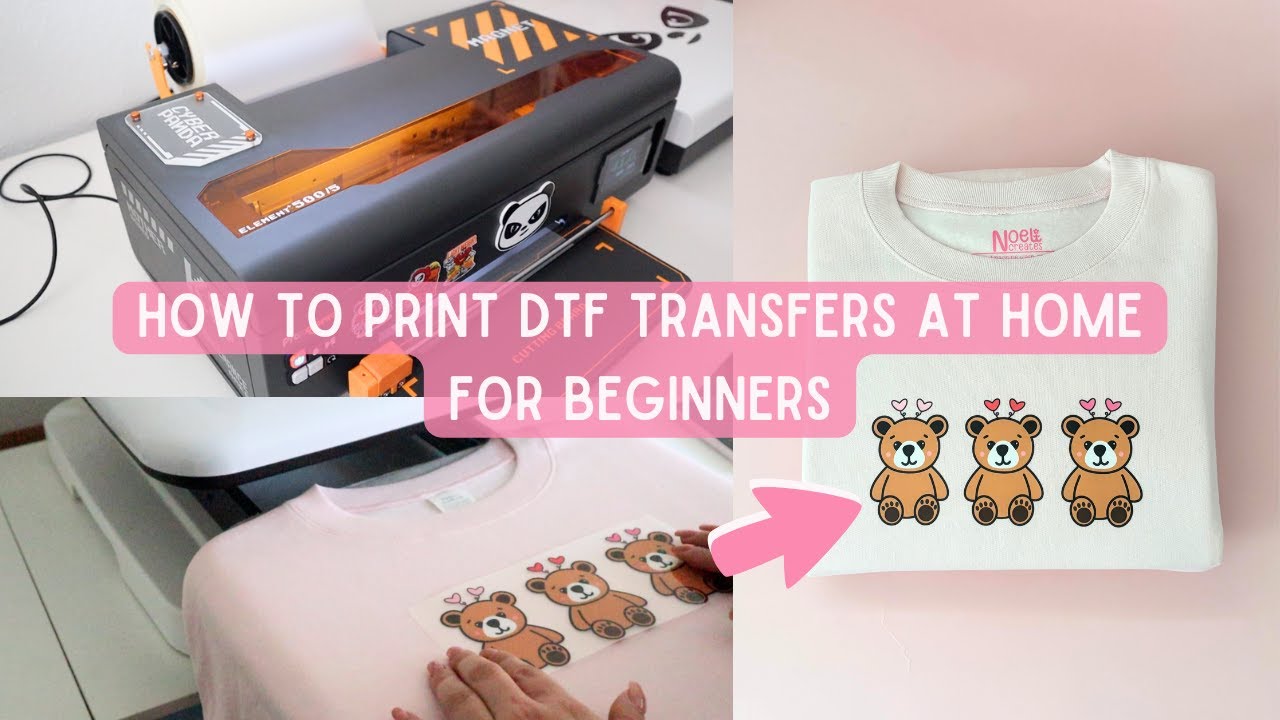 Dtf Printer For Beginners How To Print Dtf Transfers At Home Using