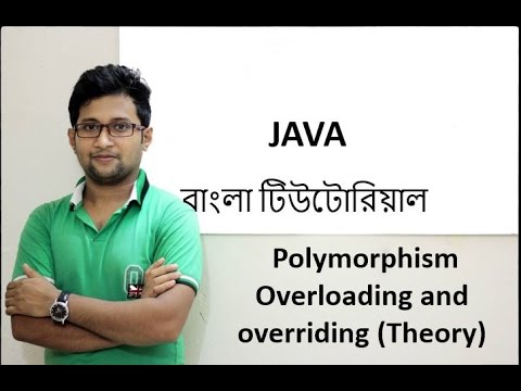 Java Bangla Tutorial For Beginners 34 Polymorphism Theory Youtube