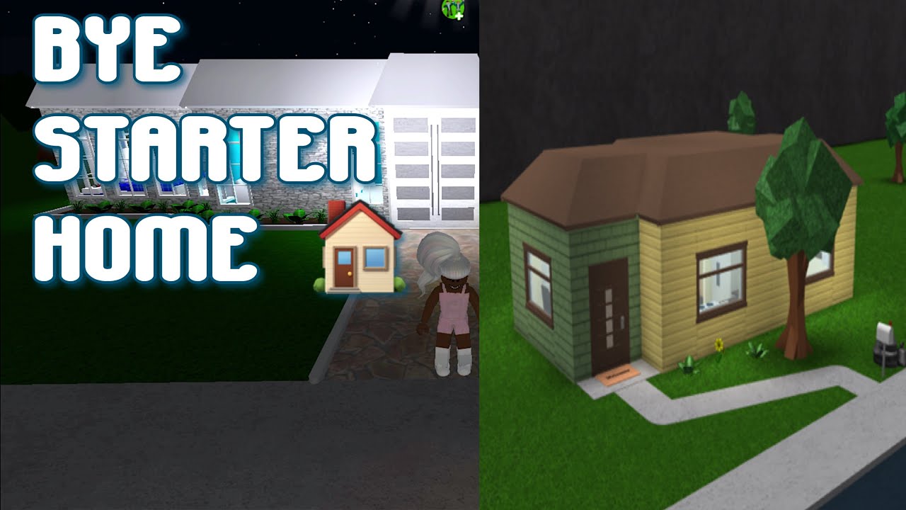 Renovating The Bloxburg Starter Home Youtube