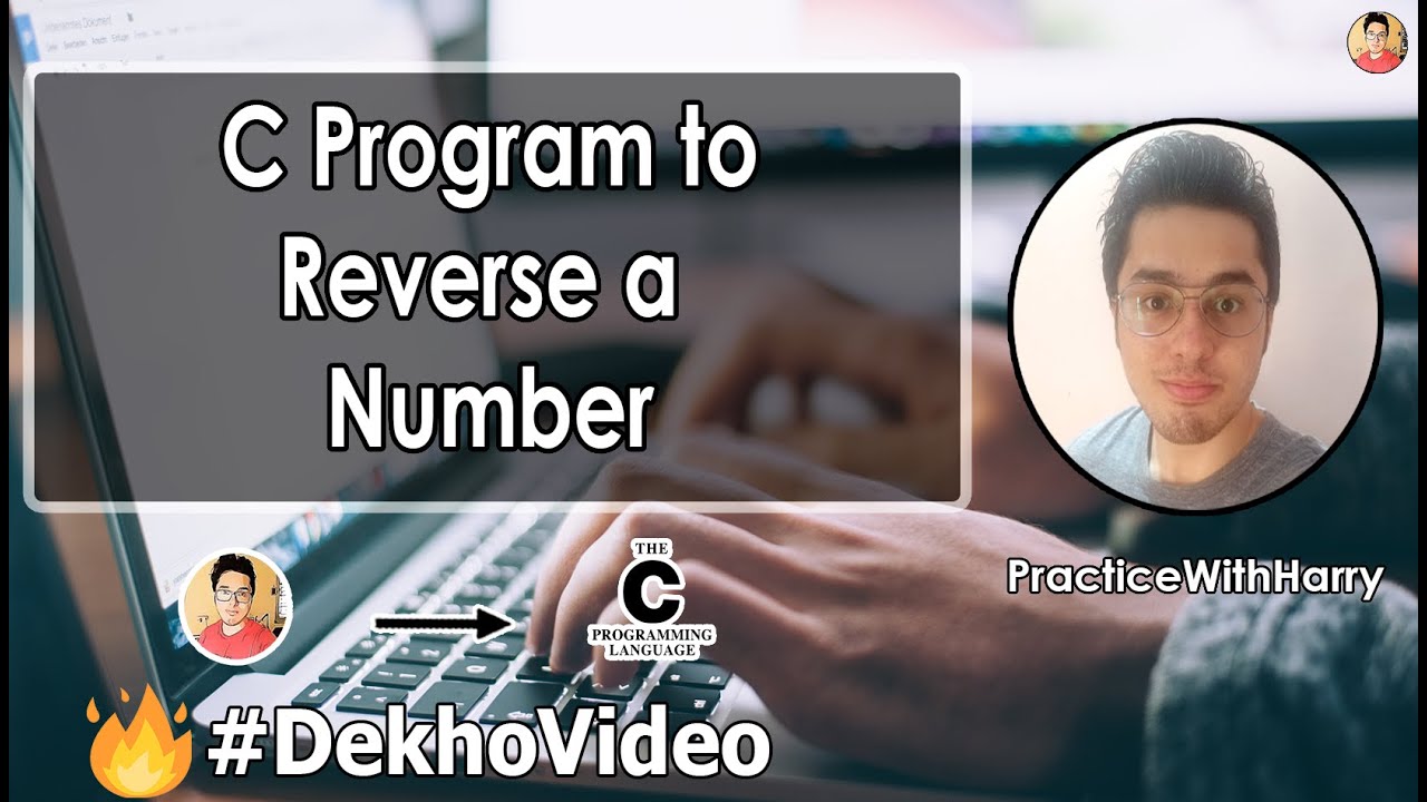 C Program To Reverse A Number Youtube