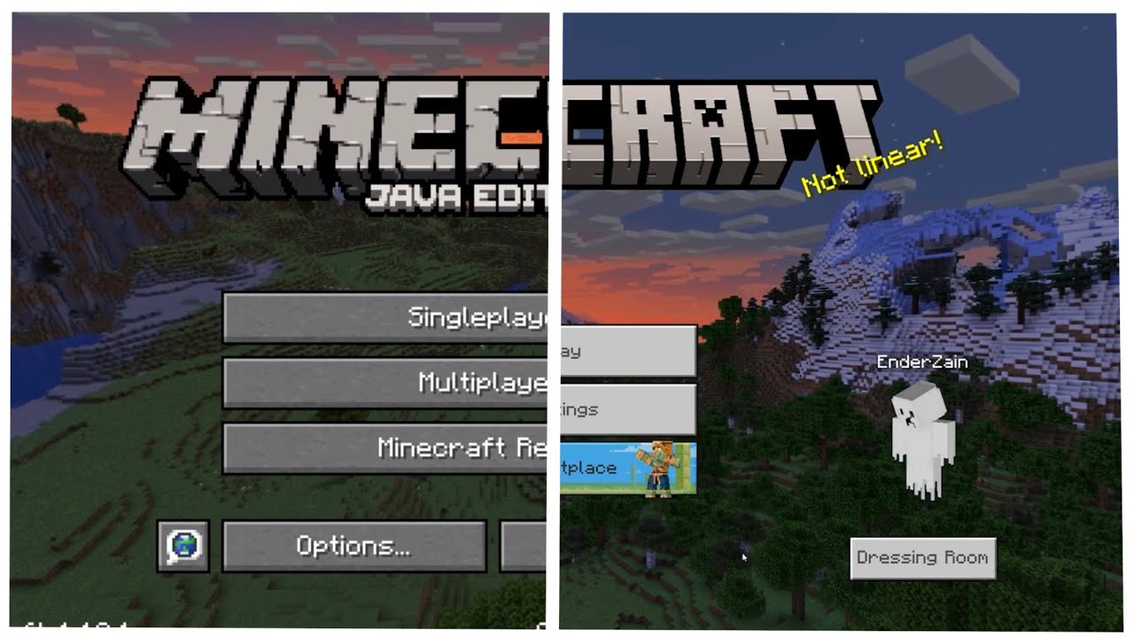 Java Player Plays Bedrock Edition Youtube