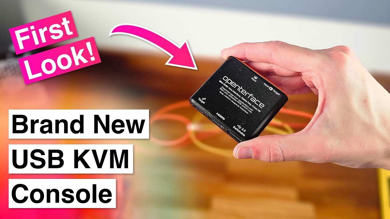 This Usb Kvm Console Is Awesome Openterface By Techxartisan Youtube