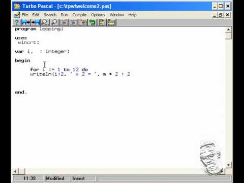 Pascal Tutorial Forloop Youtube