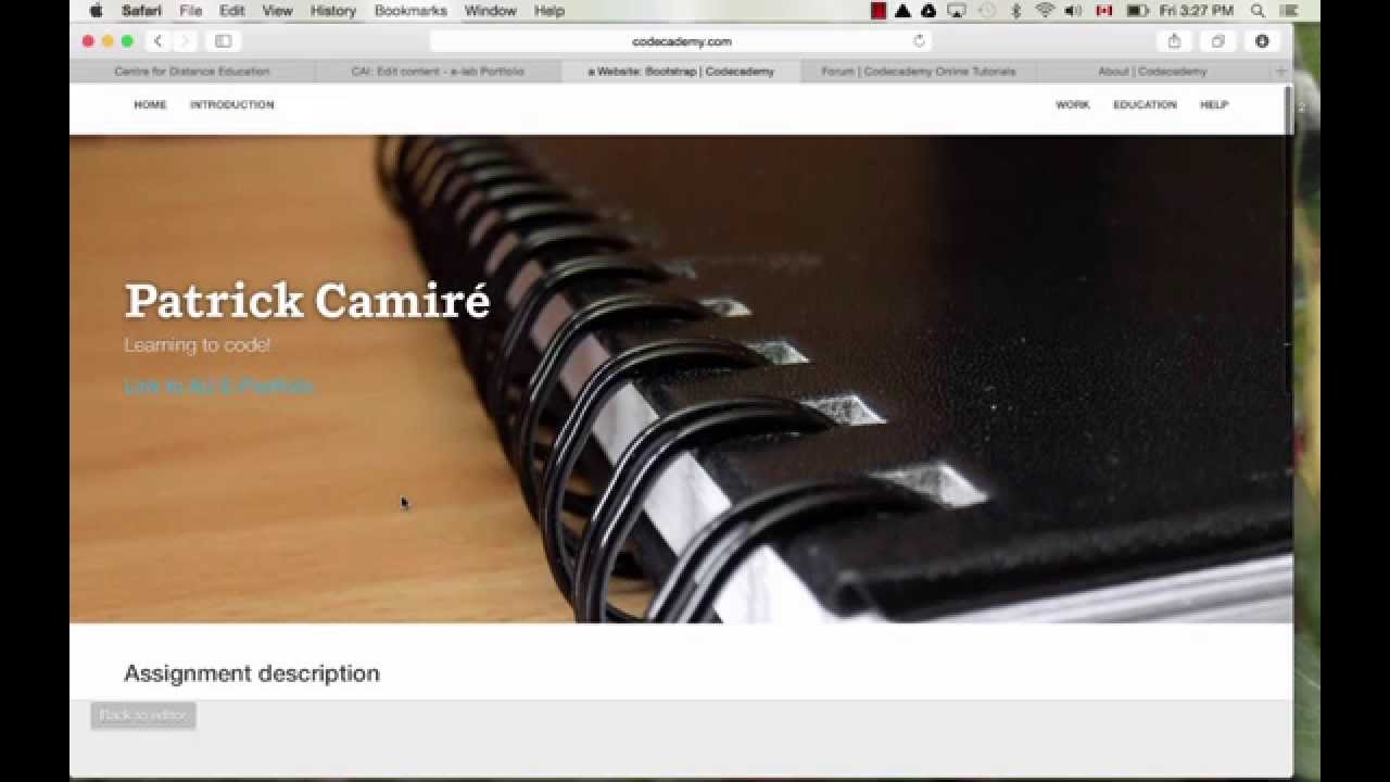 Codecademy Project Youtube