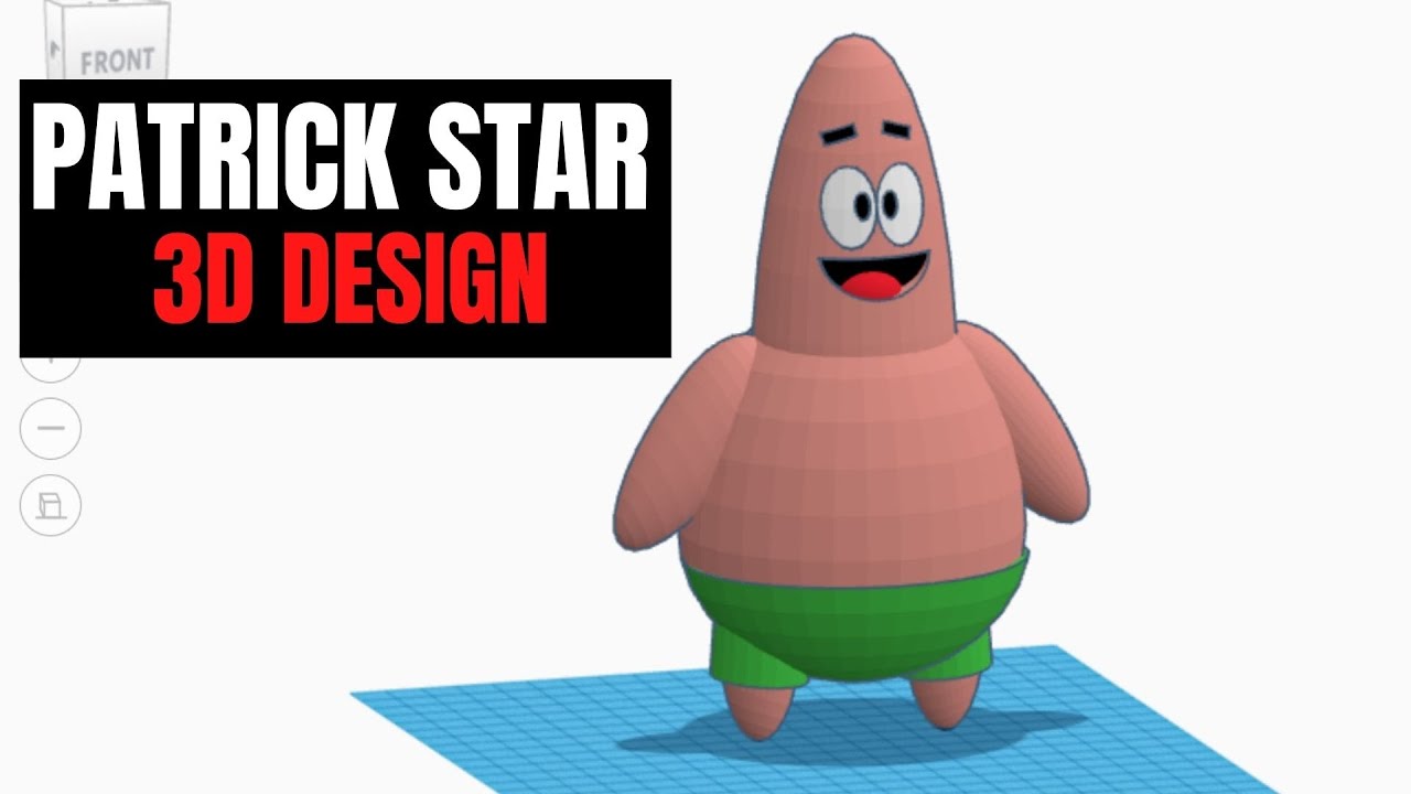Tinkercad Tutorial For Beginners How To 3d Design Patrick Star From