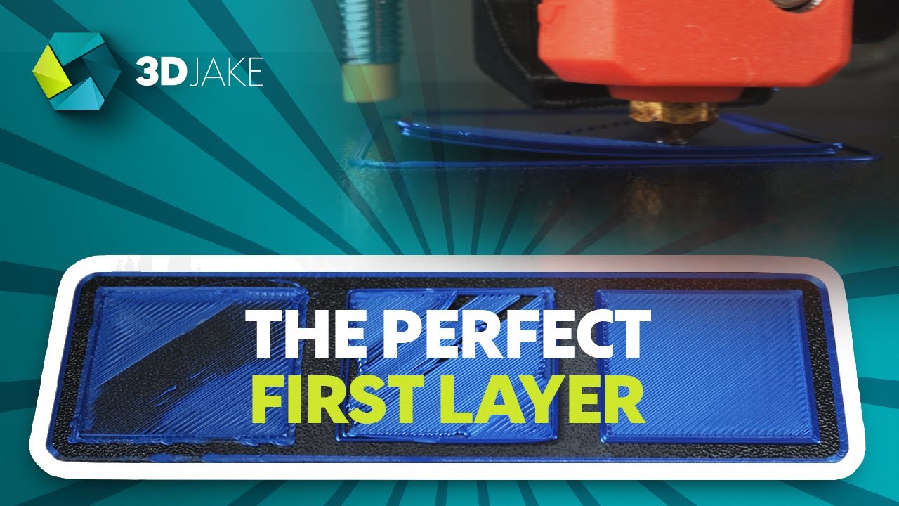 How To Get The Perfect First Layer 3d Print Beginner Tutorial Youtube