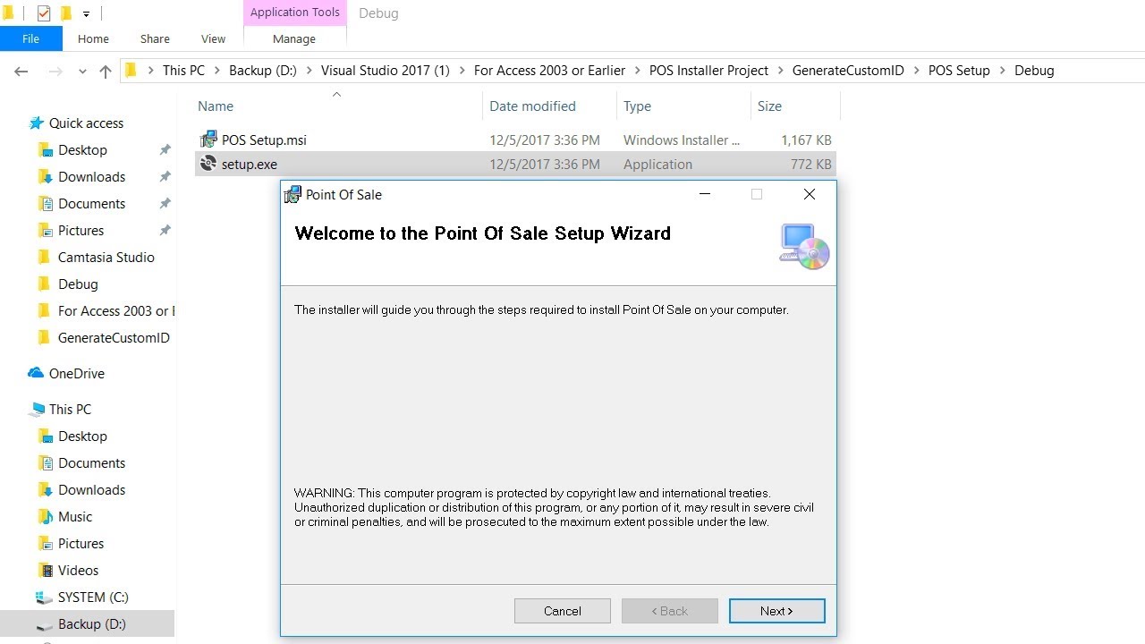 How To Create Setup Exe In Visual Studio 2022 With Sql Database