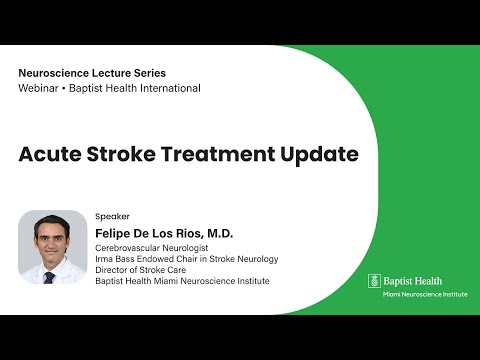 Acute Stroke Treatment Update Youtube
