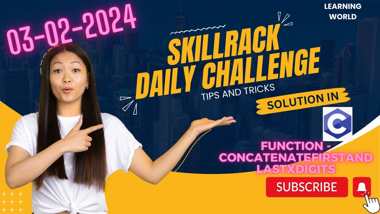 Skillrack Daily Challenge Today S Solution Function