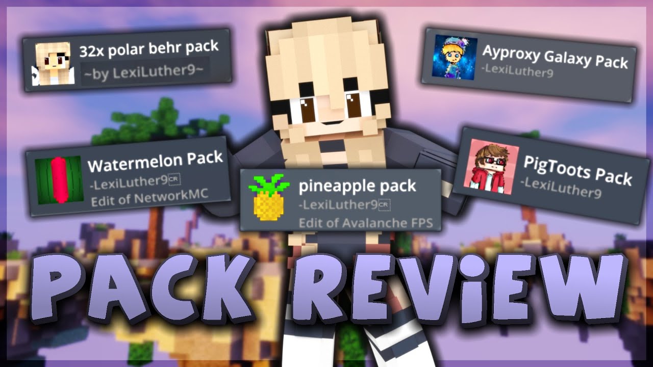Reviewing My Old Texture Packs Hypixel Skywars Youtube