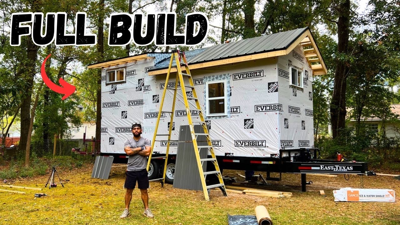 Building A Diy Tiny House Full Exterior Build Youtube
