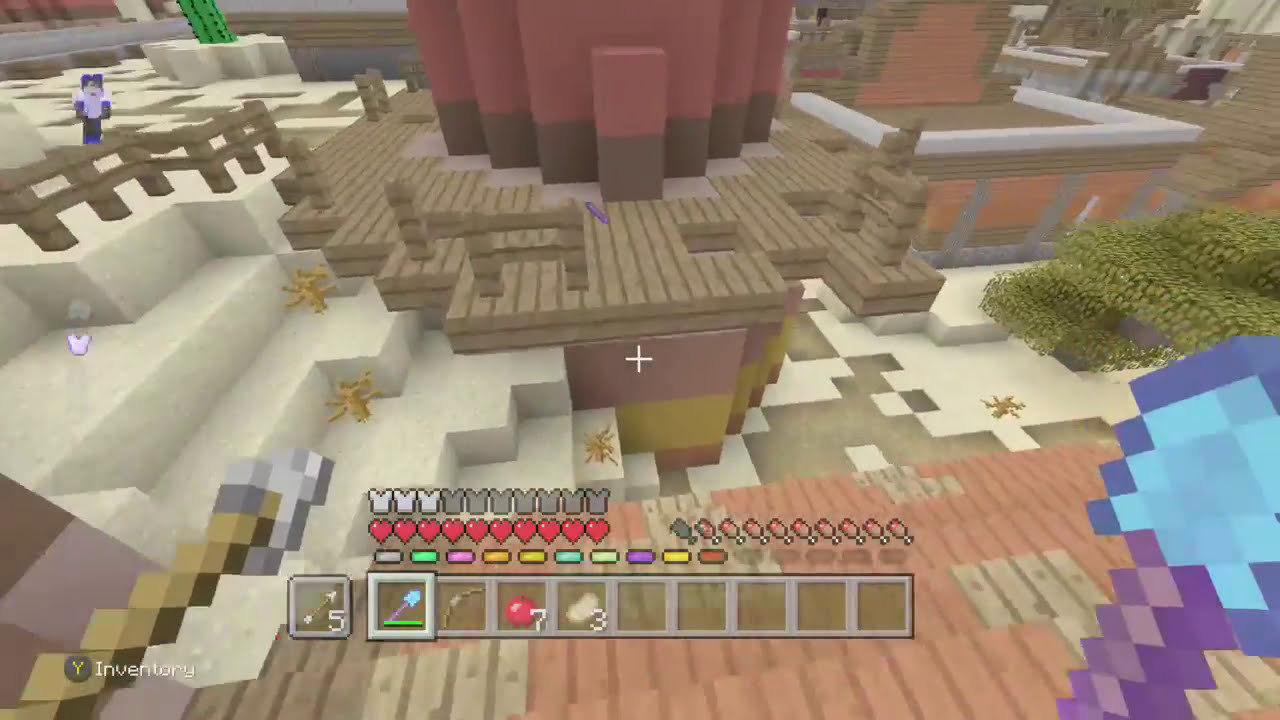 Minecraft Console Battle Mini Game Frontier Map Youtube
