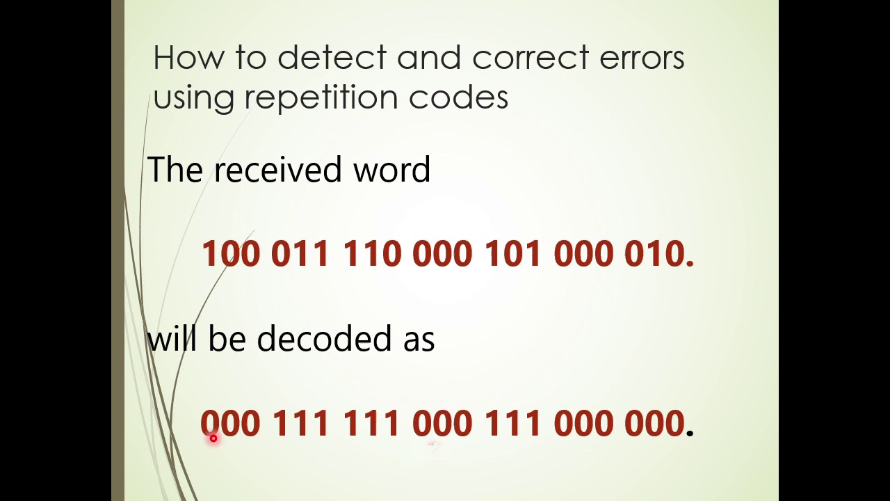 Part Iiib Repetition Codes Youtube