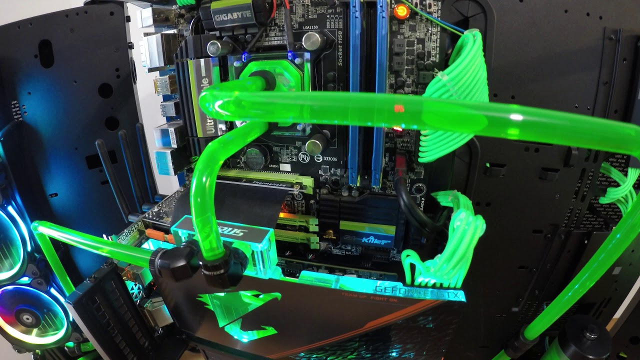 Full Custom Water Cooled Gaming Pc Youtube