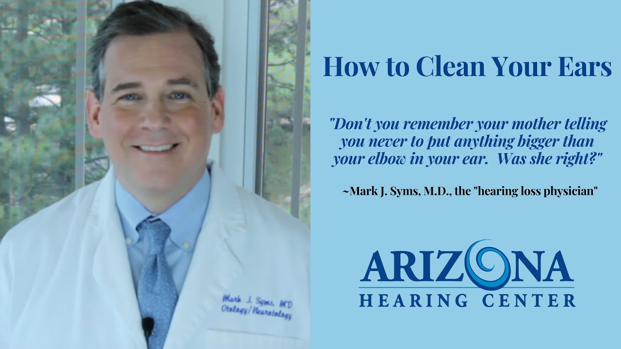 How To Clean Your Ears Youtube