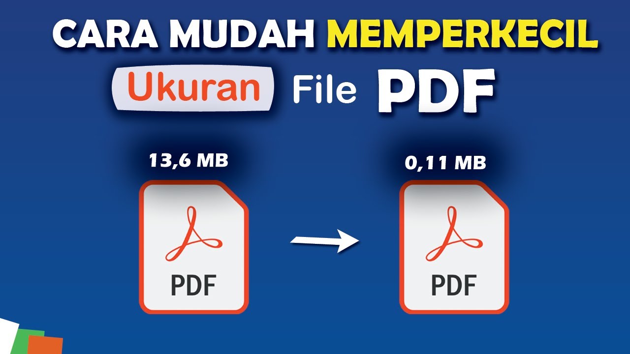 Mudah Cara Memperkecil Ukuran File Pdf Terbaru Youtube