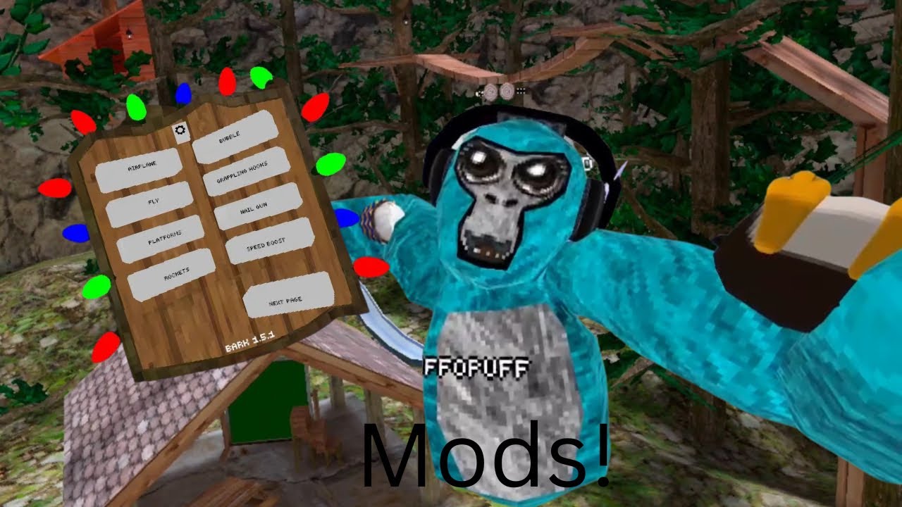 This Gorilla Tag Map Gives You Free Mods Luau Sandbox Youtube