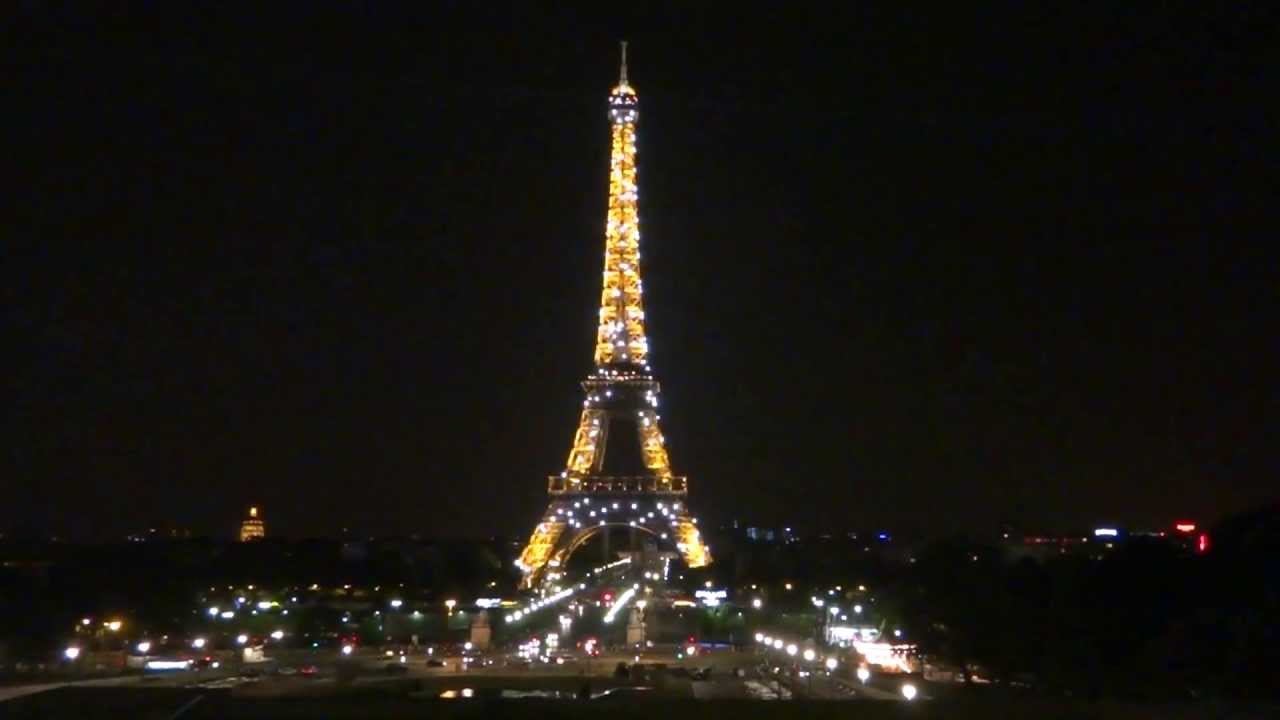 Eiffel Tower At Midnight Youtube