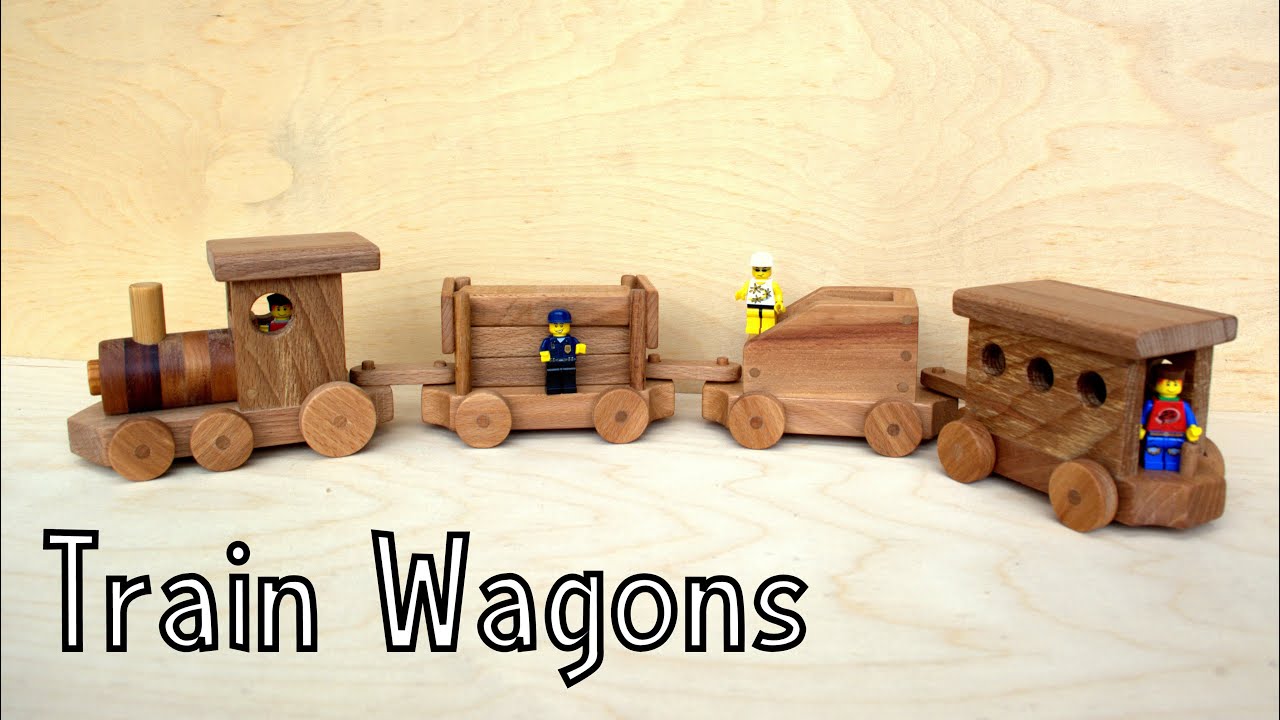Wooden Train Set Wooden Trains Gifts For Kids 59 Off