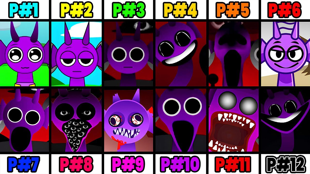 Incredibox Sprunki All Durple Horror Phases Durple Multiverse Youtube ...