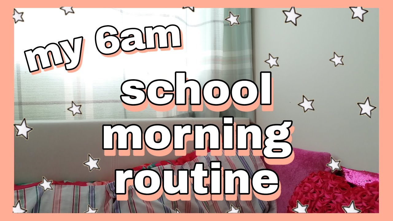 My 6am School Morning Routine рџњ Realistic Productive Youtube