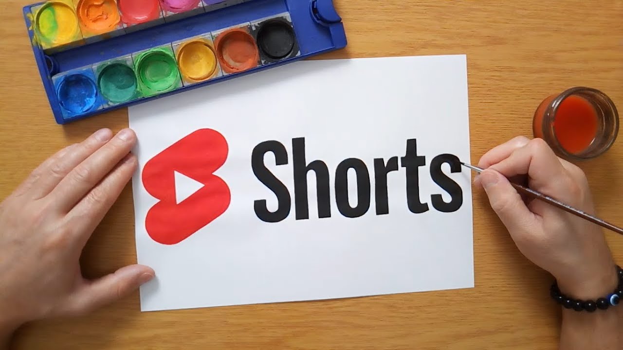How To Draw A Youtube Shorts Logo Youtube