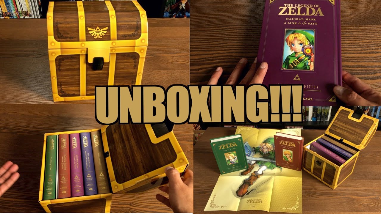 The Legend Of Zelda Legendary Edition Box Set Unboxing Overview