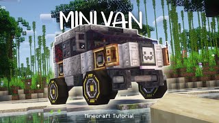 Minecraft Awasome Mini Van Tutorial Create Trackwork Mods Survival ...