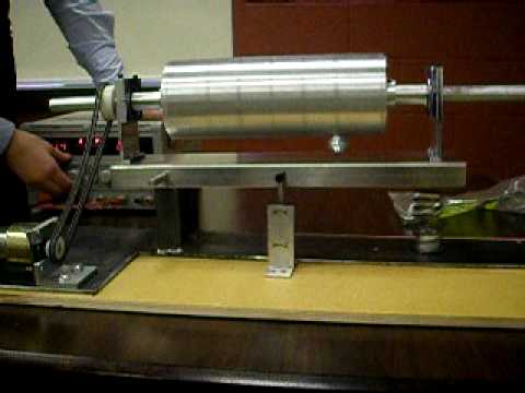 Rotor Balancing Machine Test 2 Youtube
