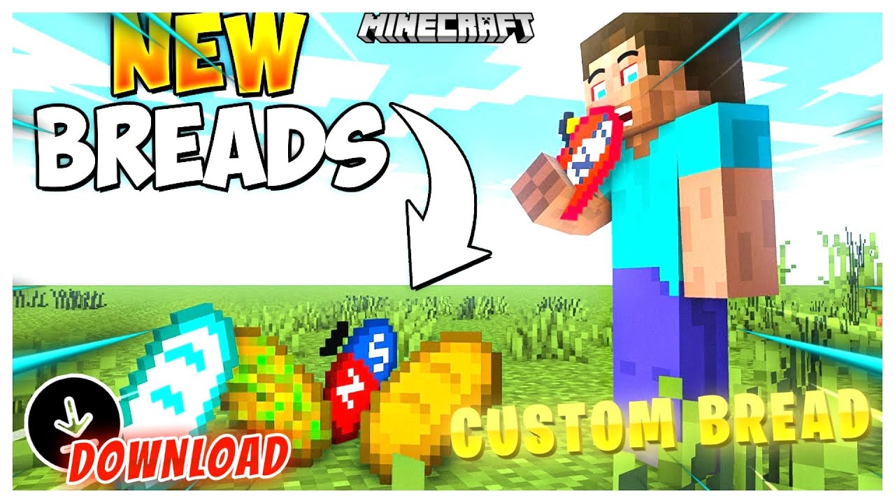 Minecraft But There Are Custom Bread Mod Download Pe 1 19 亞 Mcpe