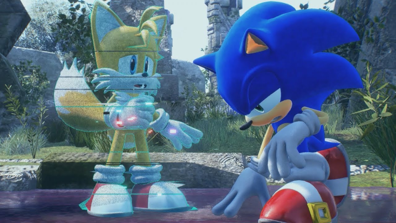 Sonic Frontiers Sonic Saves Tails From The Knight Titan But At