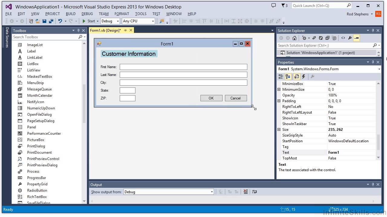 Visual Basic Net Tutorial Anchoring Controls Youtube