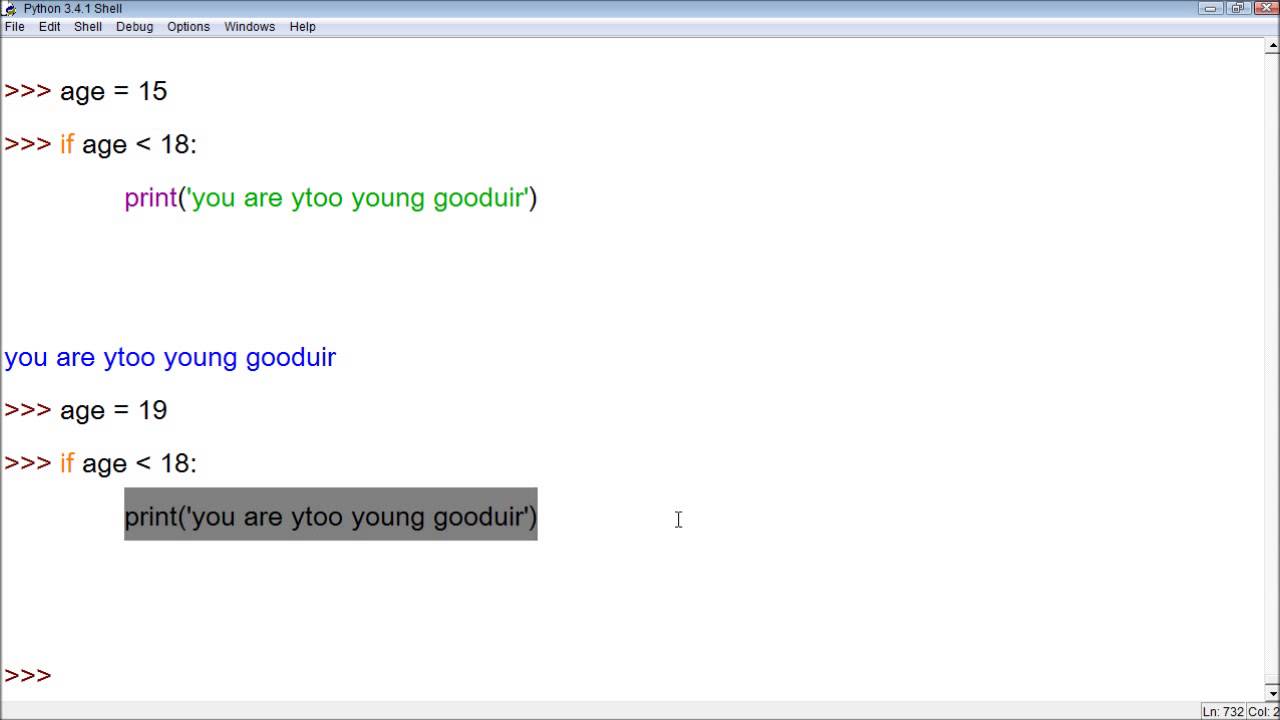 Python Tutorial 15 If Statement Youtube