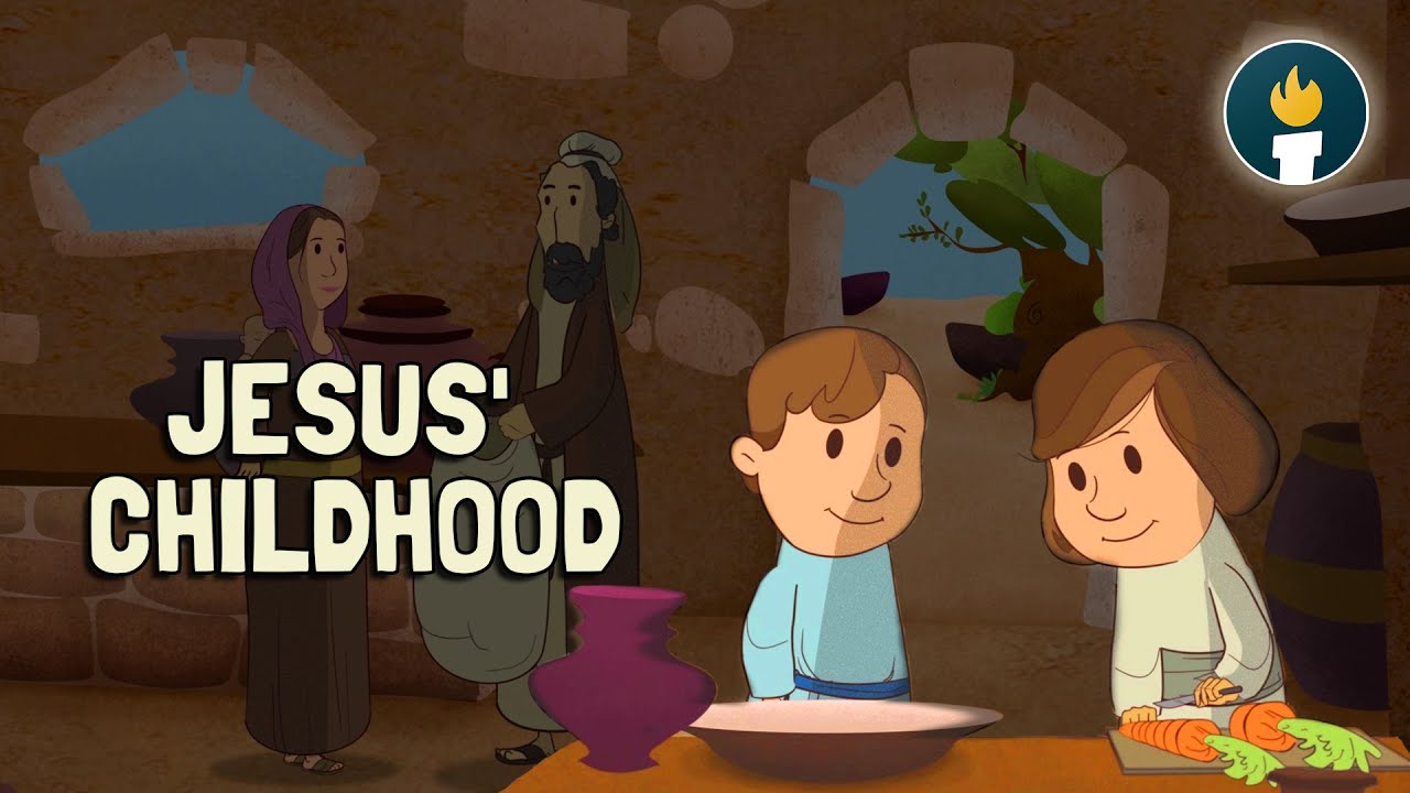 Jesus Childhood In Nazareth Jesus Is My Friend Christian Cartoons