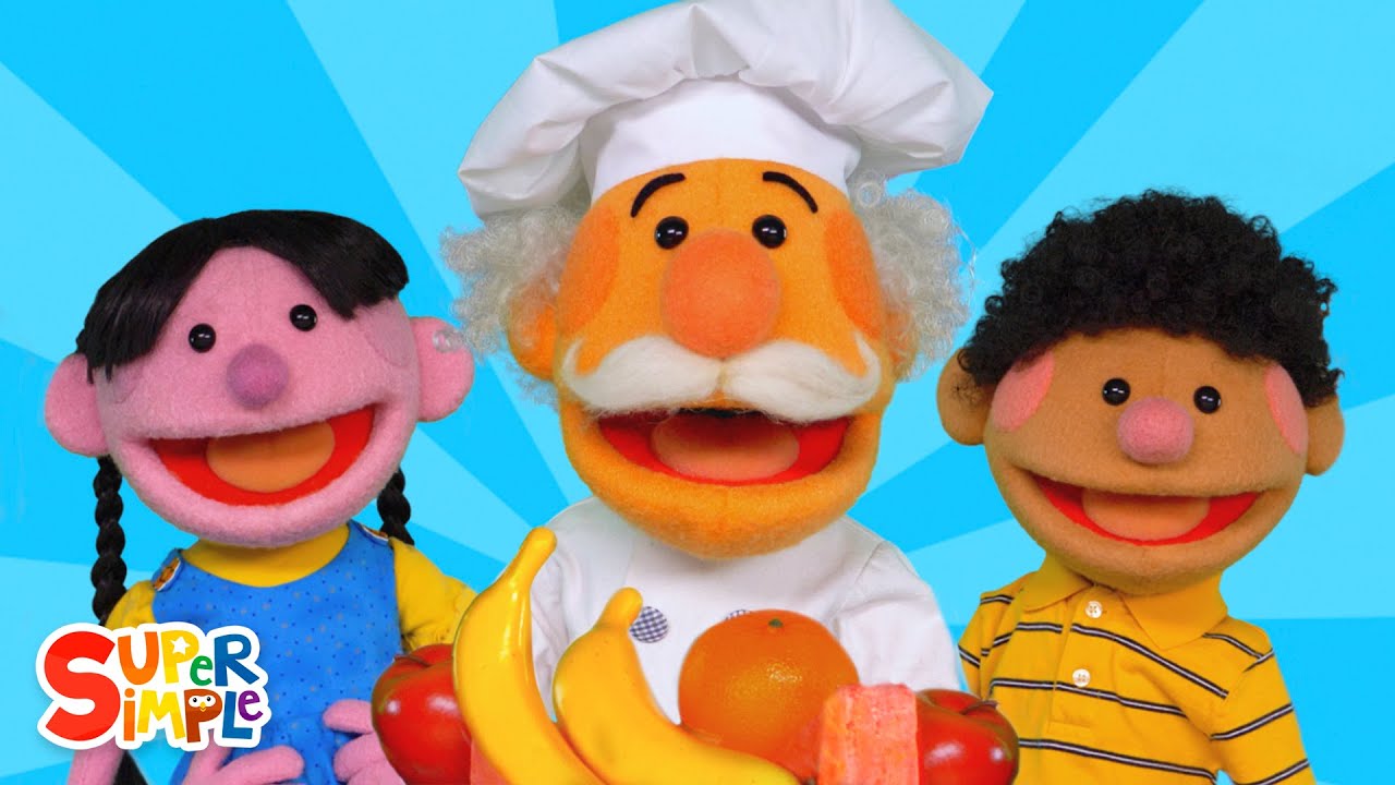 Are You Hungry The Super Simple Puppets Kids Healthy Food Song