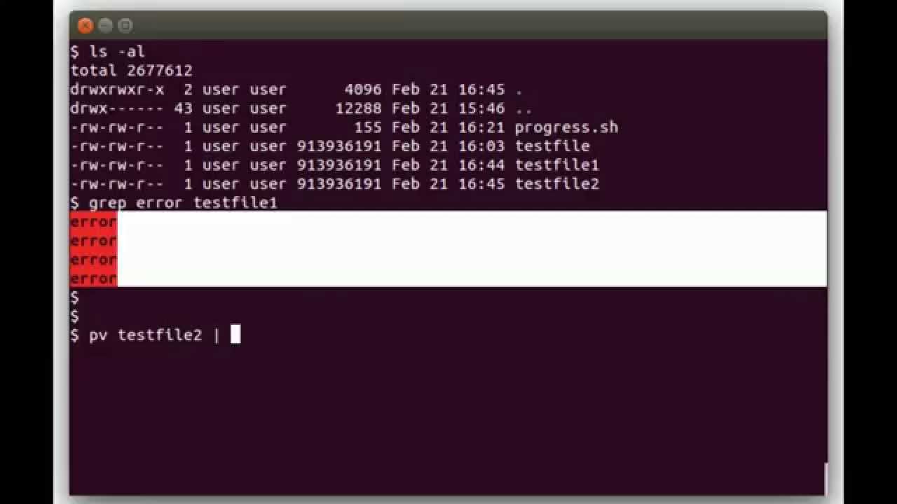 Show Status Progress In Linux Shell Scripts Youtube