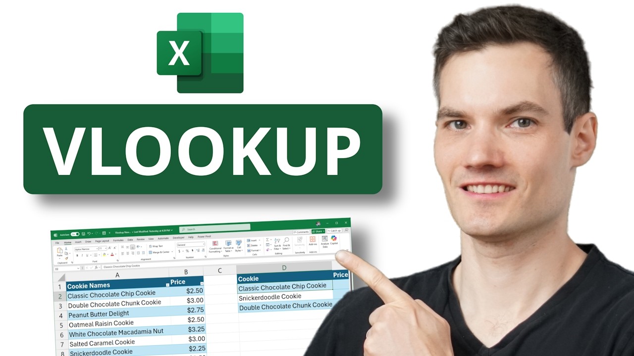 Vlookup In Excel Step By Step Tutorial For Beginners Youtube