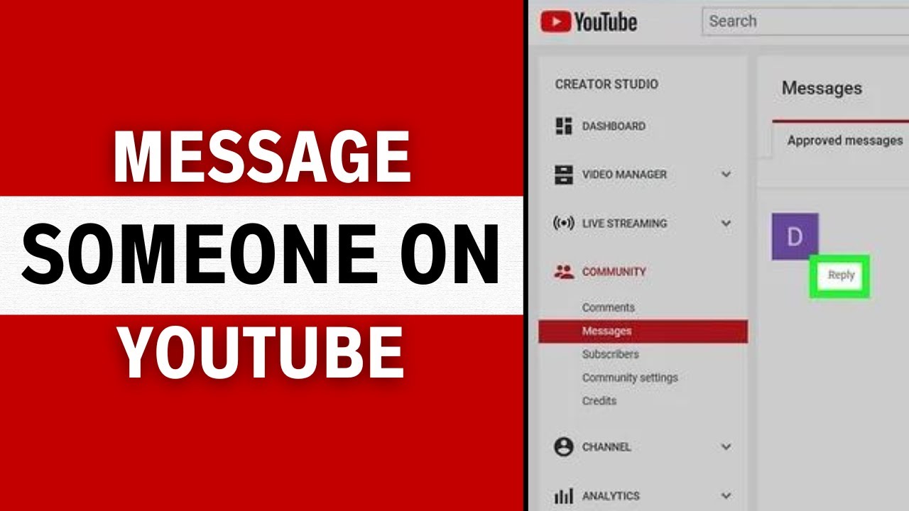 How To Send A Message On Youtube In 2024 Youtube