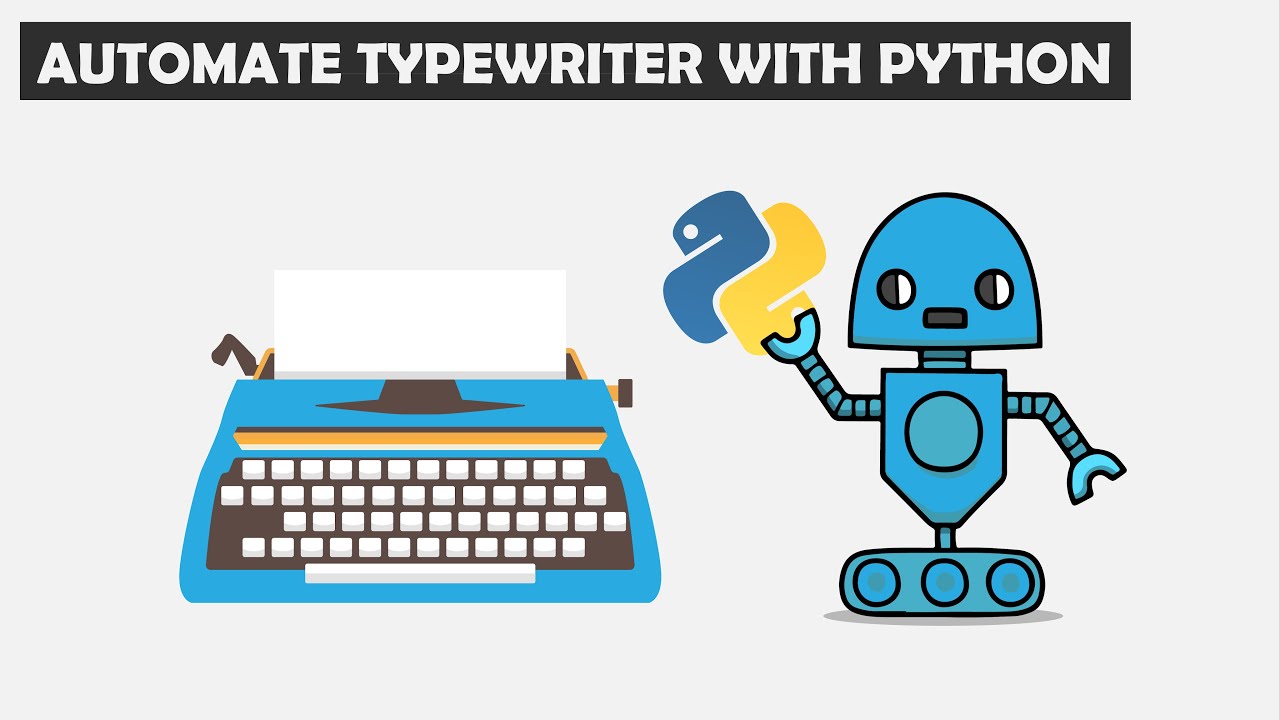 Automating Typewriter With Python Selenium Youtube