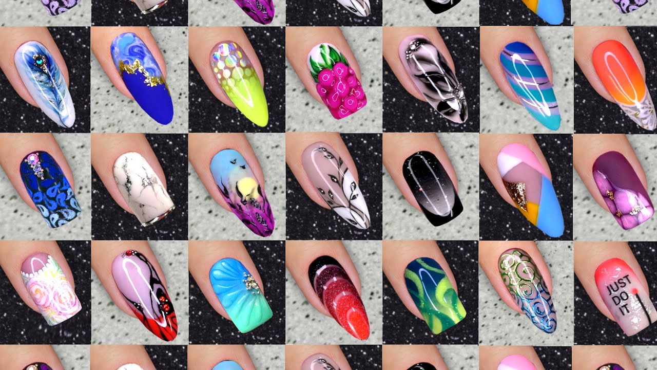 5 Best Nail Art Ideas Tutorial Top Nail Art Compilation Fashion
