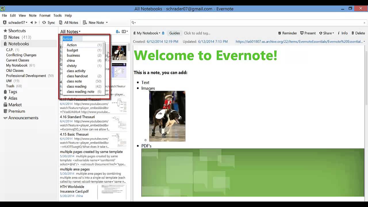 Evernote Tutorial Youtube