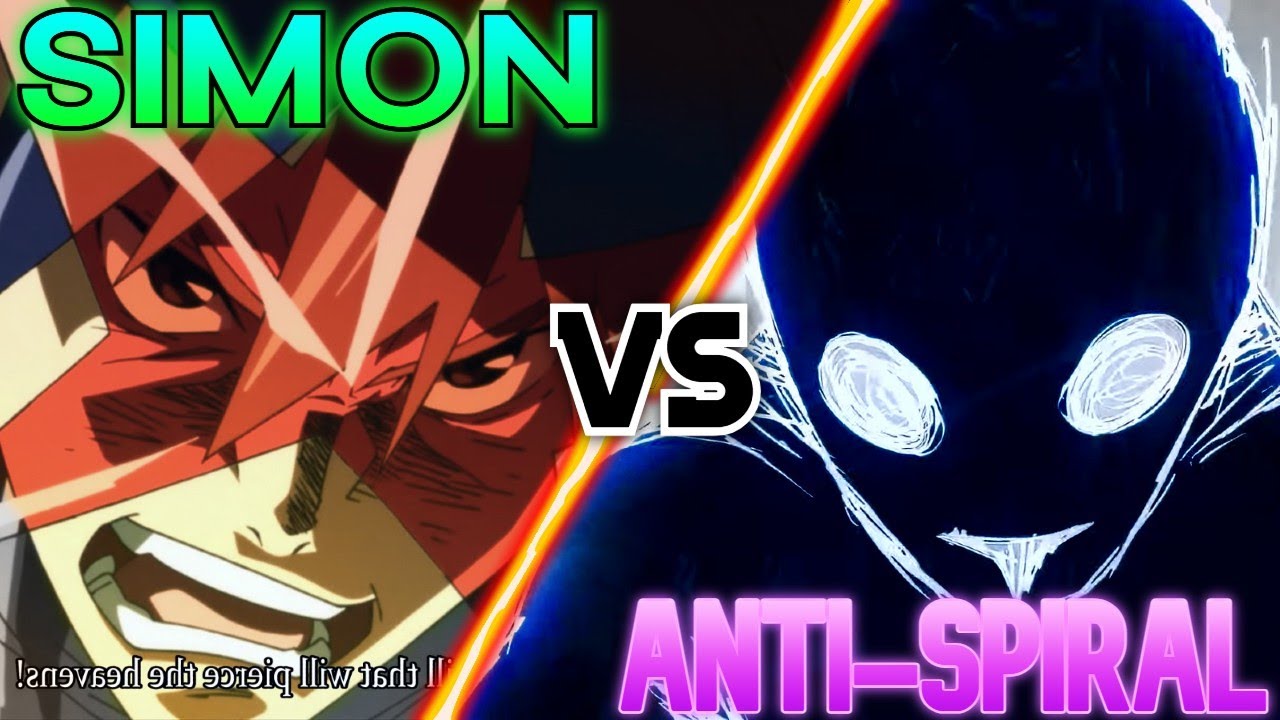 Mejores Peleas Del Anime Simon Vs Anti Spiral Tegenn Toppa Gurren