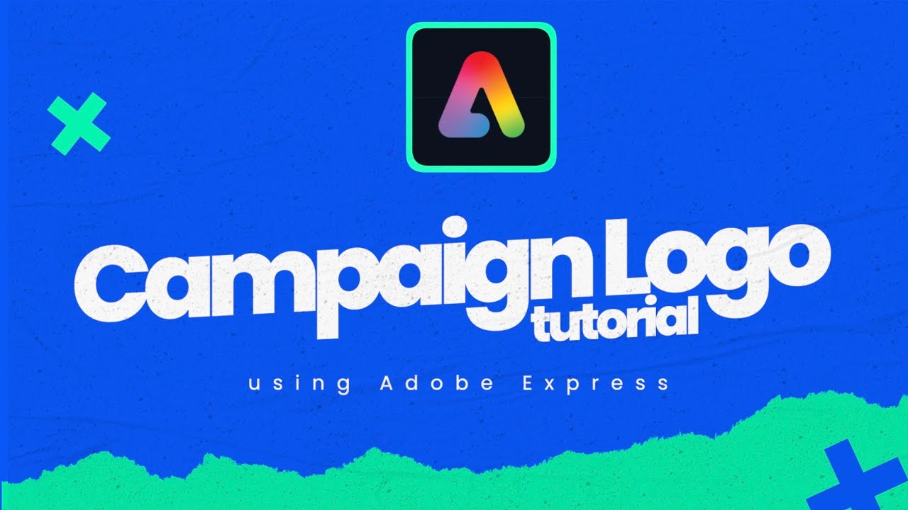 Design A Campaign Logo Adobe Express Tutorial Ks4 Youtube