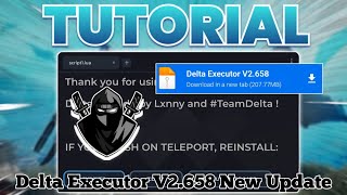 Roblox 2025 Best Mobile Executor Delta Executor V2 658 Updated No Lag ...