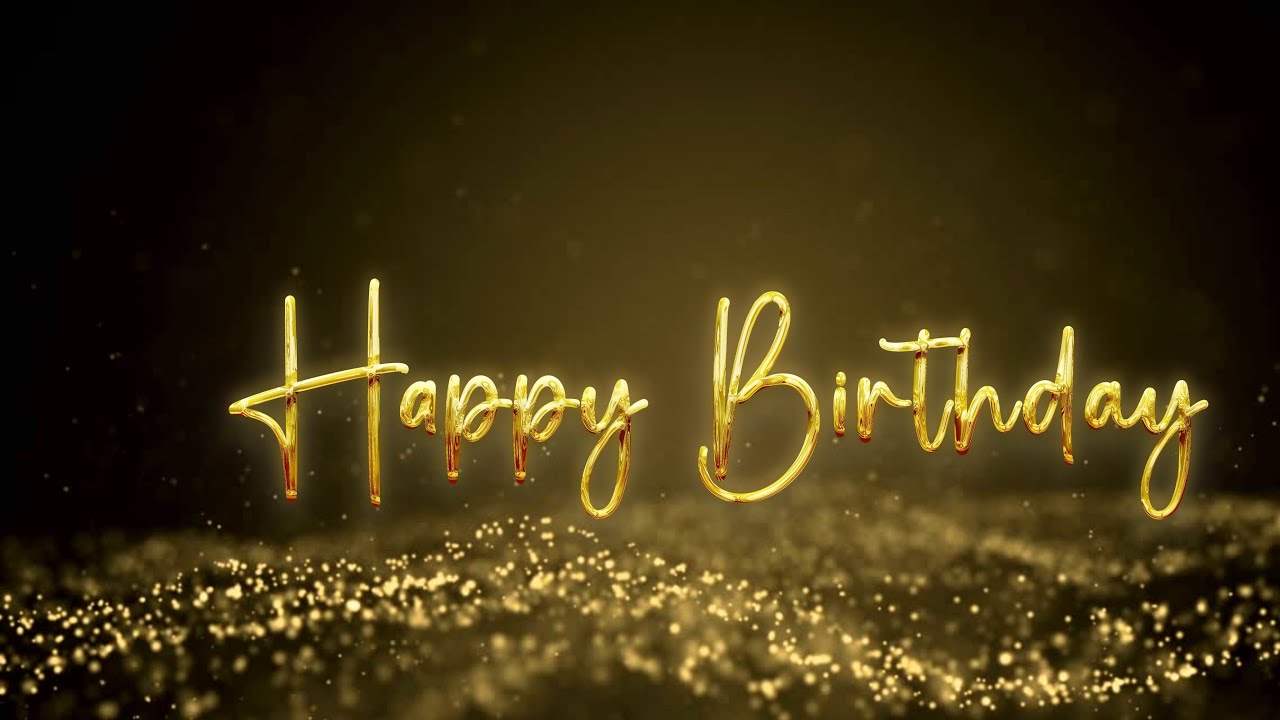 Happy Birthday Loop Background Hd Background For Birthday Party Youtube