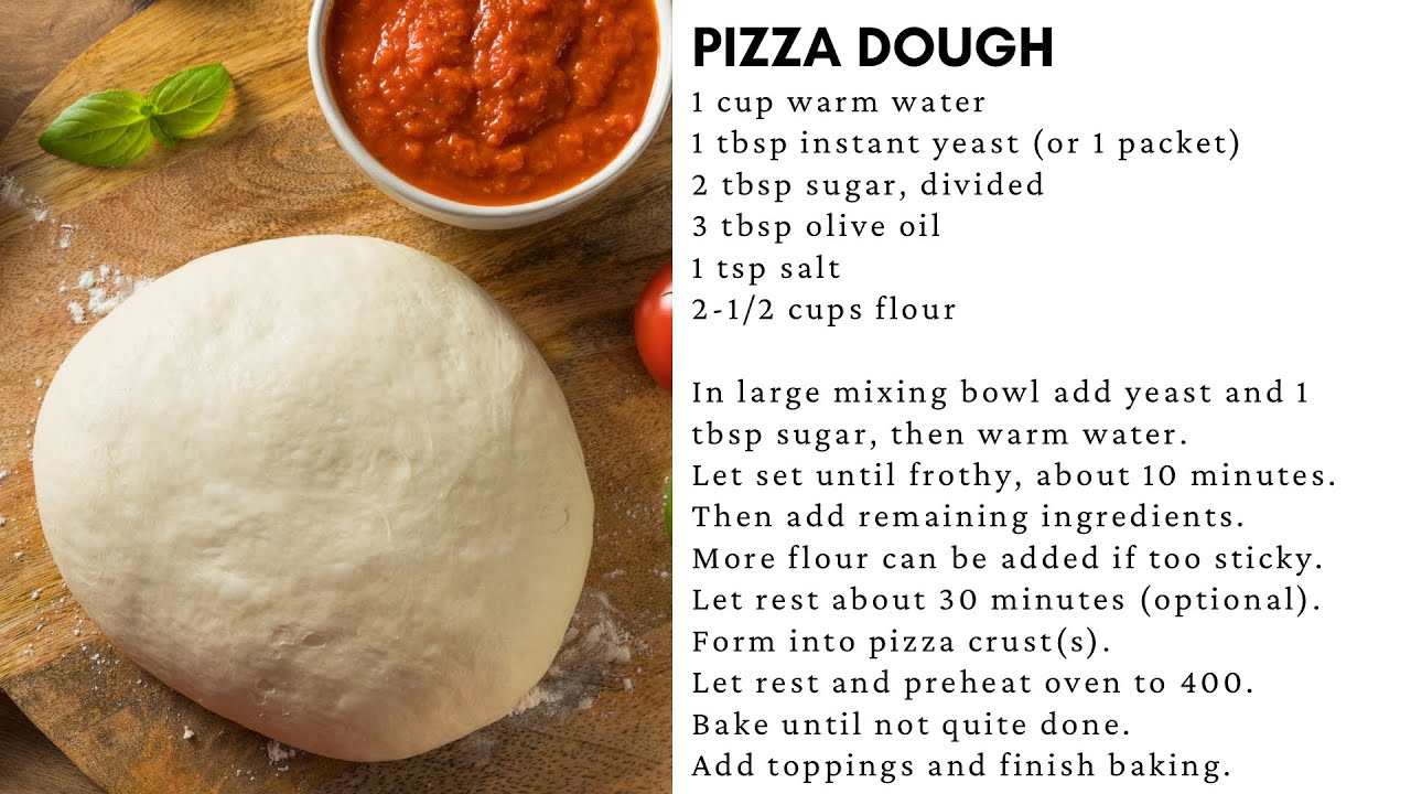 Pizza Dough Youtube