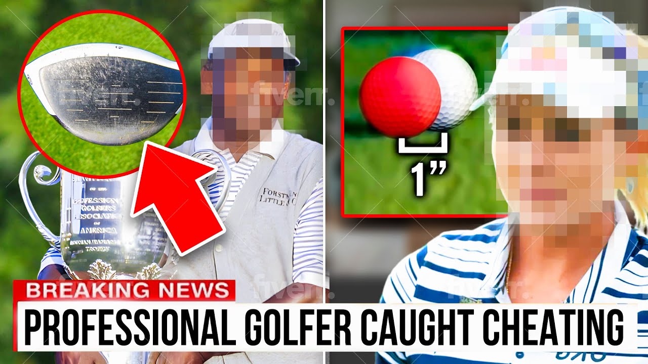Caught Red Handed Shocking Moments Pro Golfers Caught Cheating Youtube