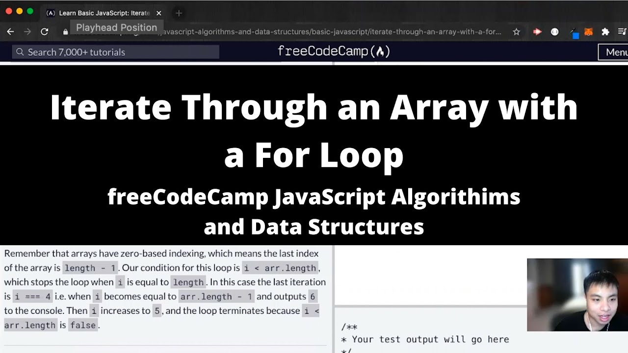 Iterate Through An Array With A For Loop Basic Javascript