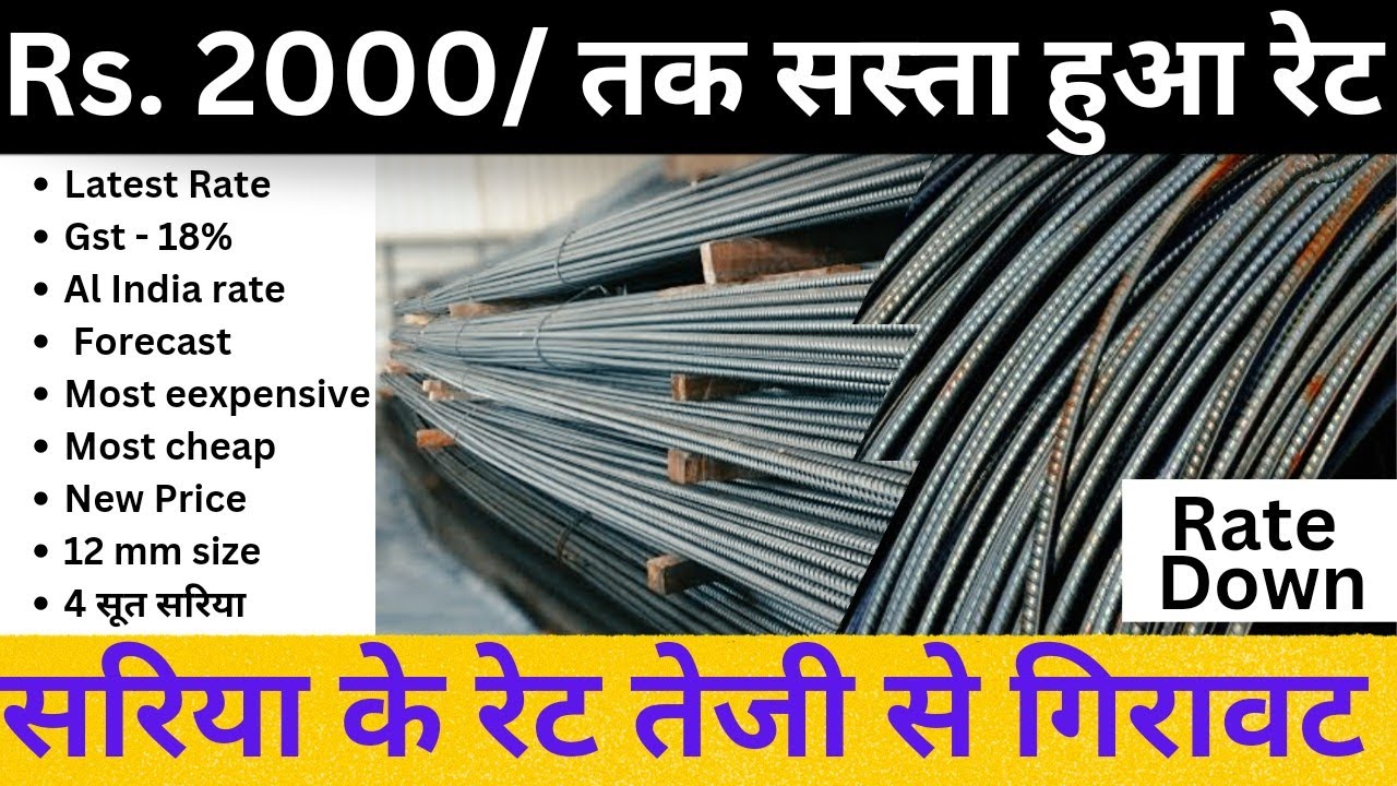 Saria Rate Today Saria Price Per Kg Today Sariya Ka Rate 2023 Today