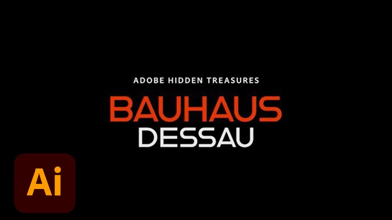 Hidden Treasures Bauhaus Logo Design Tutorial Adobe Creative Cloud